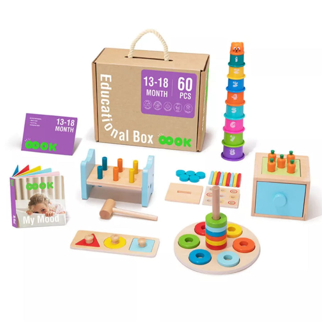 Educational toy set 13-18 months, Montessori toy set – meKID